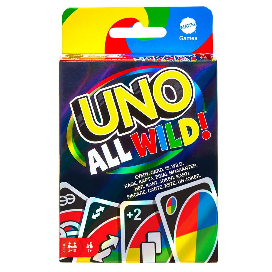 UNO all special function card game card UNO All Wild – GALA Board Games ...
